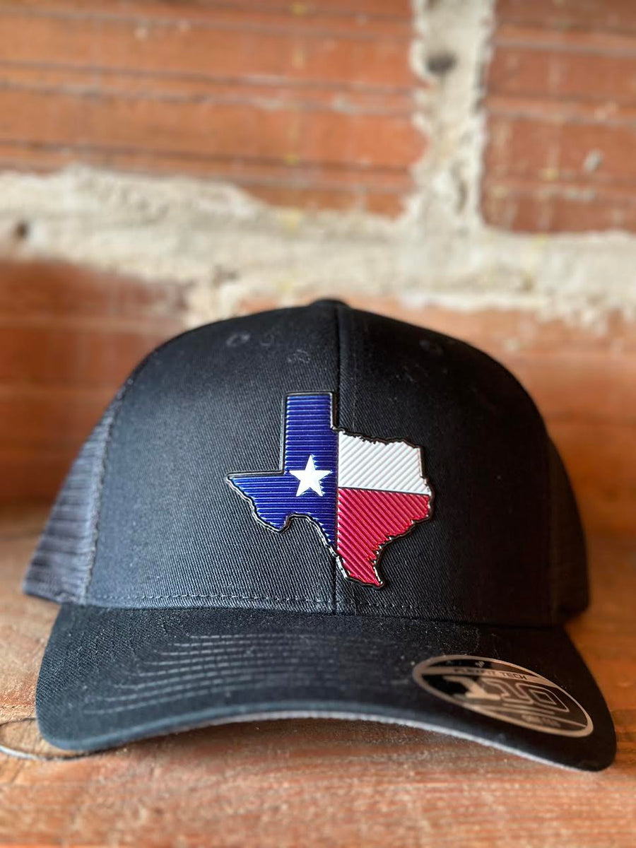 RWB Flag "Texas Outline" Snapback Hat – Gunpowder & Cabernet